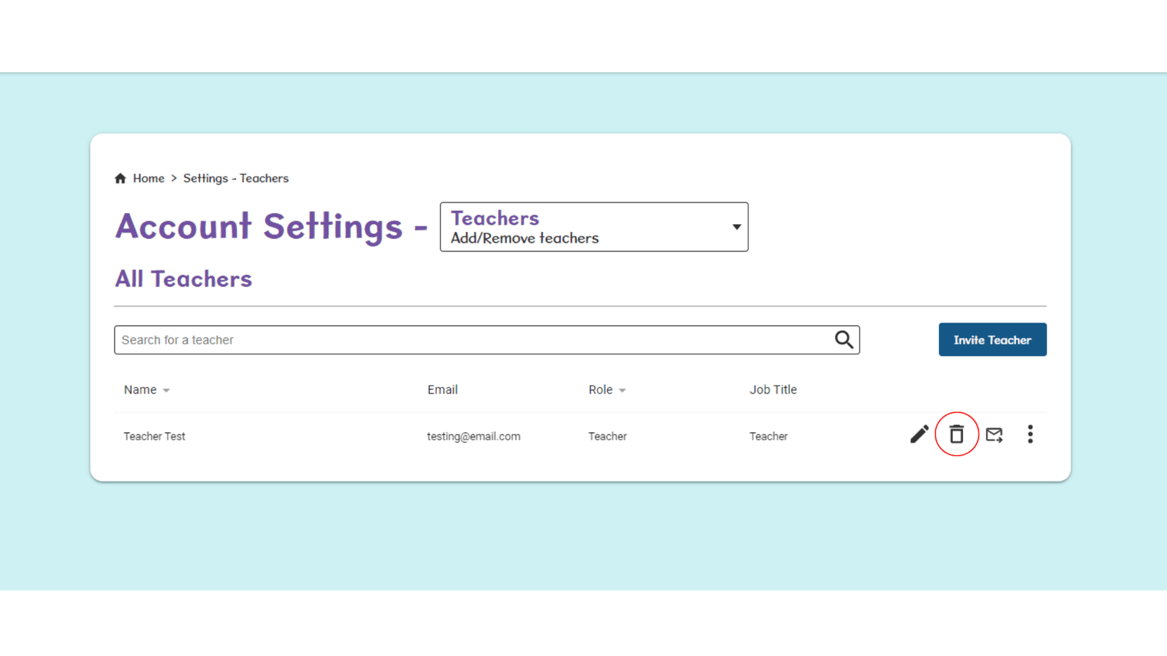 How do I add/remove teacher users in Nessy Classroom? | Nessy