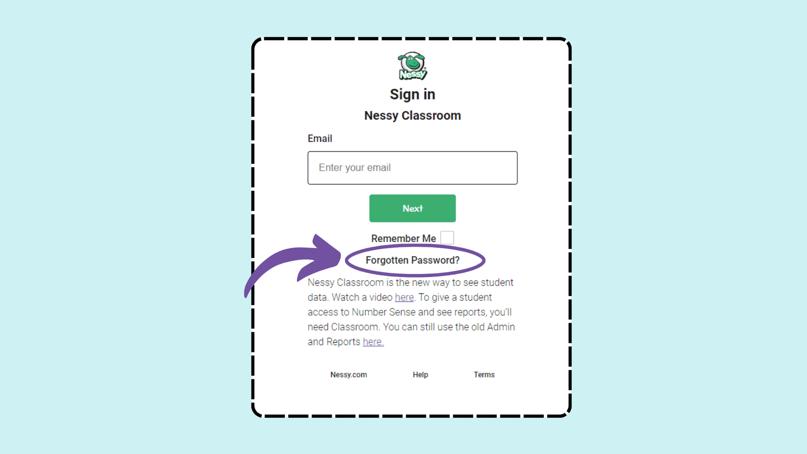 How do I reset my Classroom password? | Nessy