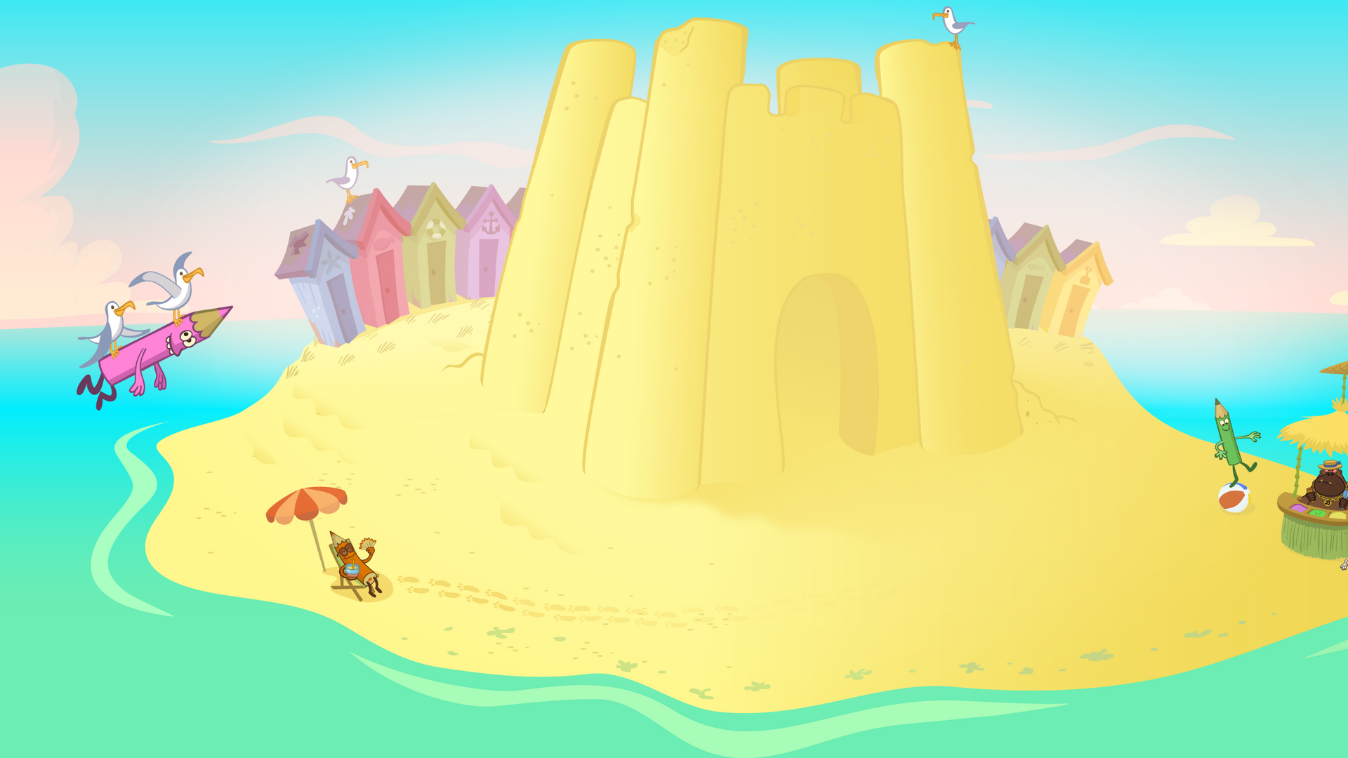 Writing Beach | Nessy