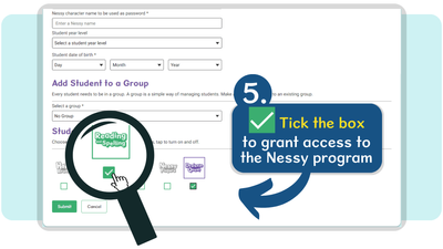 How do I add a student to Nessy? | Nessy