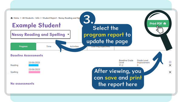 How do I view student reports? | Nessy